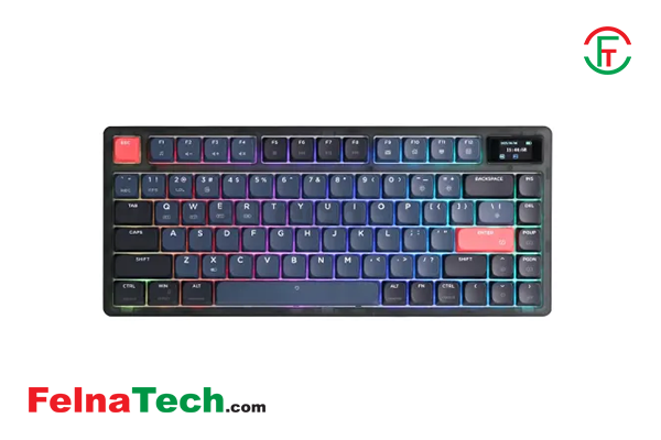 Ajazz AK832 Pro Brown Switch Bluetooth Wireless Mechanical Keyboard ...