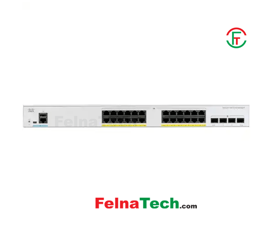 Cisco Catalyst C1000FE-24P-4G-L 24-Port PoE Network Switch