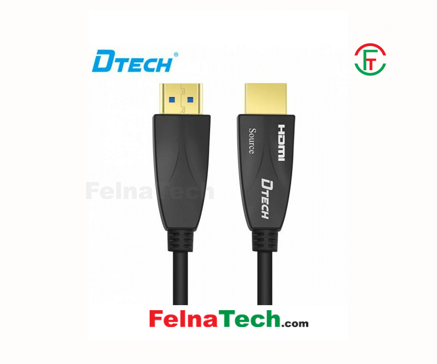 Dtech DT-HF2100 100m HDMI To HDMI Fiber Optic Cable