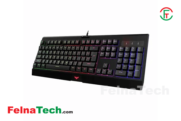 HAVIT KB858L-Pro 104 Keys Rainbow Backlit Wired Gaming Keyboard KB858L-PRO