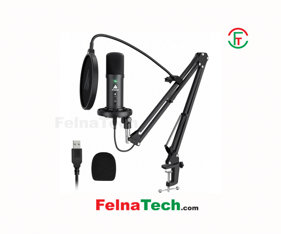 MAONO AU-PM401 Zero Latency USB Microphone Set