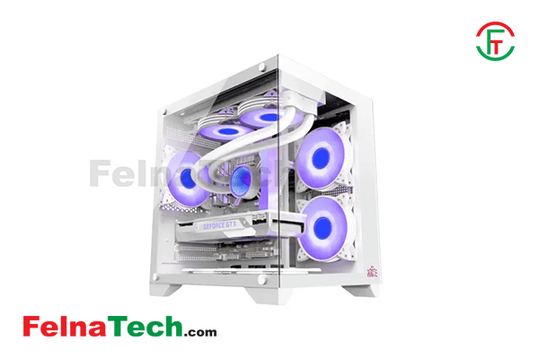 Monarch Mystery Mini Box X5 RGB Gaming Case White MYSTERY-MINI-BOX-X5 ...