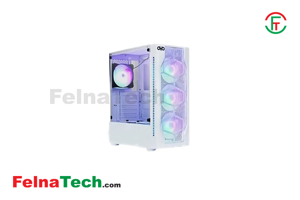 OVO E-335 DW RGB Mid-Tower Gaming Case OVO-E-335-DW-RGB